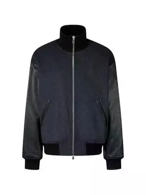STUDIO TOMBOY Leather-sleeve Jacket - Grey