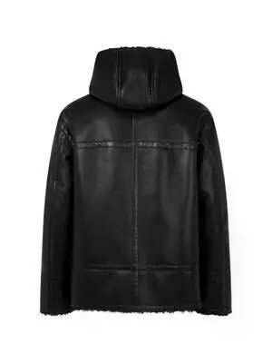 STUDIO TOMBOY Fleece-trim Hooded Jacket