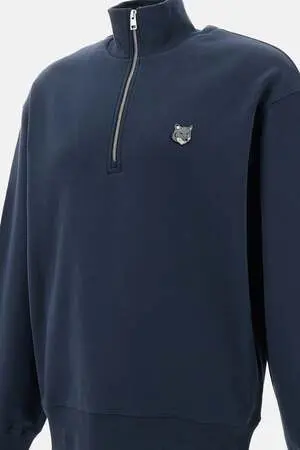 Maison Kitsuné Felpa Fox Head Comfort Con Mezza Zip