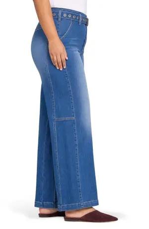 NYDJ Gracie High Waist Wide Leg Jeans
