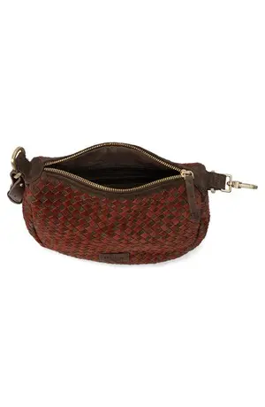 Écotorie Carrie Woven Suede Crossbody Bag