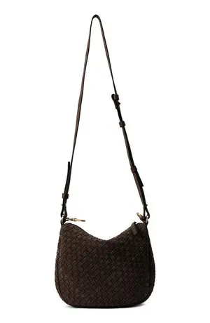 Écotorie Carrie Woven Suede Crossbody Bag