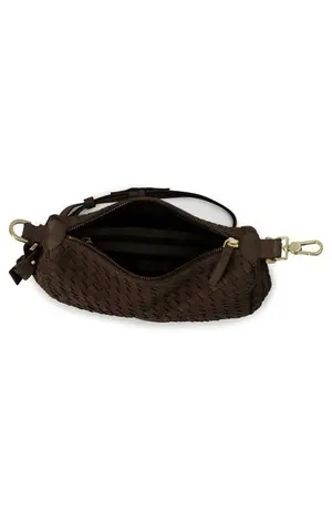 Écotorie Carrie Woven Suede Crossbody Bag