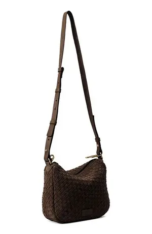 Écotorie Carrie Woven Suede Crossbody Bag
