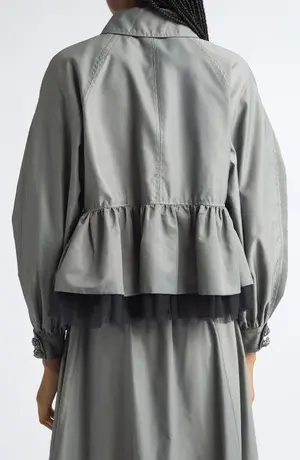Cinq À Sept Margot Ruffle Hem Jacket