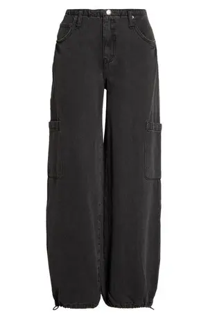 DAZE Mirage Drawstring Hem Jeans - Eclipse
