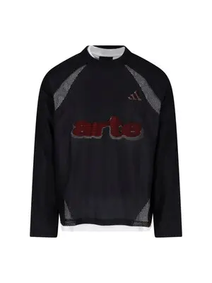 Adidas X Arte Double-layer Logo T-shirt