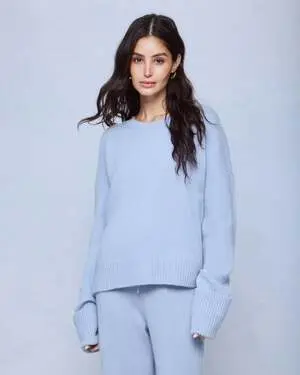 Splendid Tori Cashmere Cable Knit Sweater - Shell