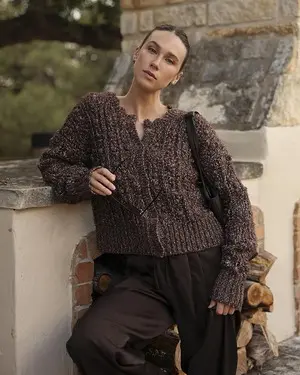 Splendid Hartford Bobble Cardigan - Java