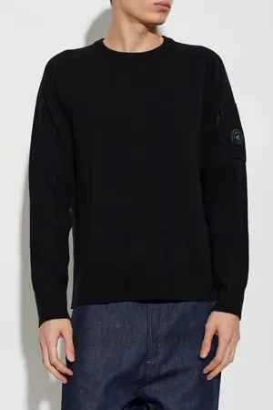 C.P. COMPANY Wool Sweater With Sleeve Pocket