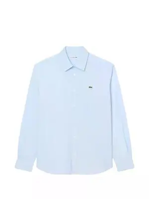 Lacoste Regular-fit Pinpoint Shirt - Blue