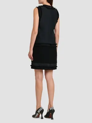 Moschino Wool-blend Shift Dress