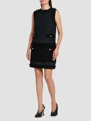 Moschino Wool-blend Shift Dress