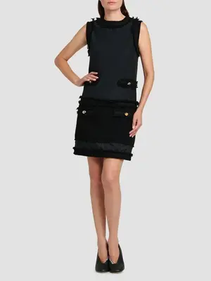 Moschino Wool-blend Shift Dress