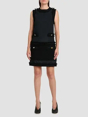 Moschino Wool-blend Shift Dress