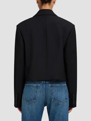 A.L.C. Cass Wool-blend Crop Jacket