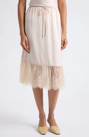 Posse Blake Silk Midi Skirt