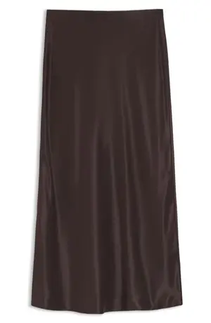 BOSS Vesatie Satin Midi Skirt