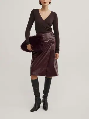 Witchery Wrap Jersey Top