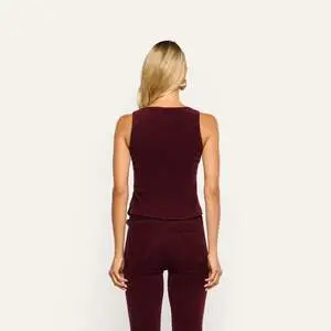 L'Agence Yelena Corduroy Vest