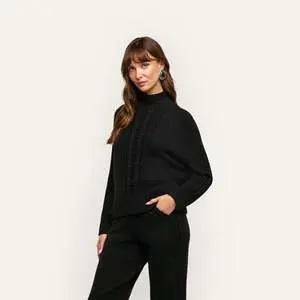 L'AGENCE Sandrina Turtleneck - Black