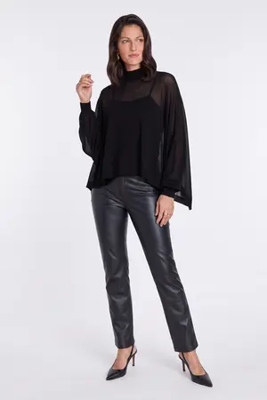 THE NOLI SHOP Donna Two Piece Sweater - Black