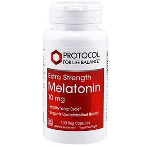 PROTOCOL FOR LIFE BALANCE Protocol Melatonin 10mg Extra Strength 100 Capsules
