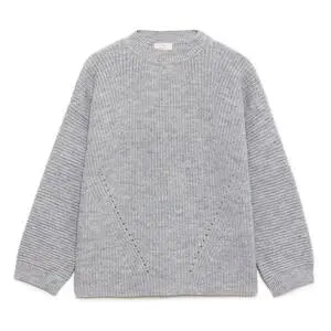 PERALUNA Nikita Thessaloniki Knit Pullover In Melange - Grey