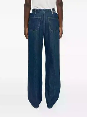 JIL SANDER Belt-loop Cut-out Jeans