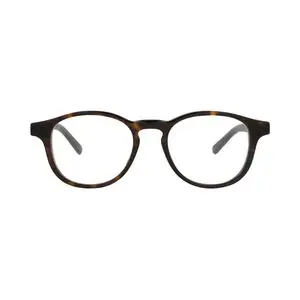 Gucci Round-frame Recycled Acetate Optical Frames 'havana/transparent - Brown