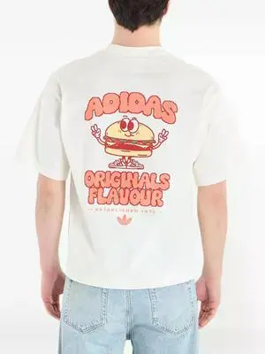 Adidas Pixelated Burger Character-graphic T-shirt