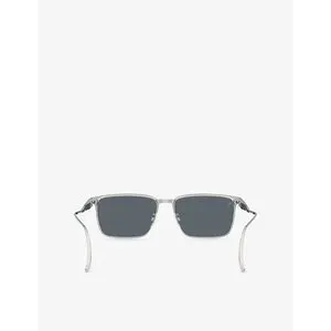FERRARI Fh1033d Rectangle-frame Metal Sunglasses