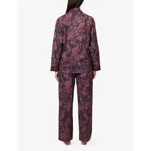 Derek Rose Ledbury Paisley-print Cotton Pyjama Set