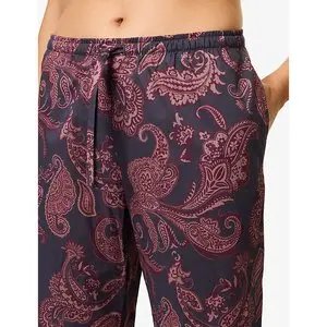 Derek Rose Ledbury Paisley-print Cotton Pyjama Set