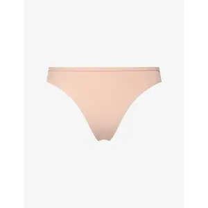 Calvin Klein Perfectly Fit Stretch-woven Thong - Cedar