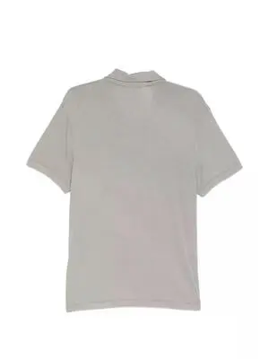 JAMES PERSE Open-collar Short-sleeve Polo - Grey
