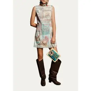 ALEMAIS Andie Denim Mini Dress