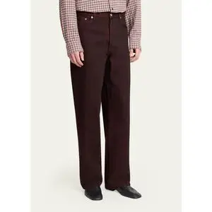 Dries Van Noten Stonewash Straight Leg Five-pocket Pants