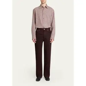 Dries Van Noten Stonewash Straight Leg Five-pocket Pants