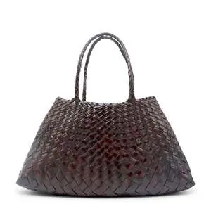 Dragon Diffusion Santa Croce Big Shoulder Buffalo Leather Handbag - Brown