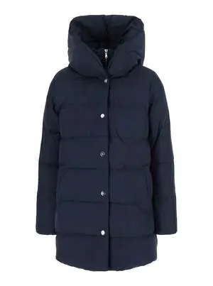 Ralph Lauren Down Jacket With High Collar, Tech Fabric, Side Pockets