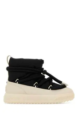 Moncler Altive Ankle Boots In Fabric With Rubber Sole