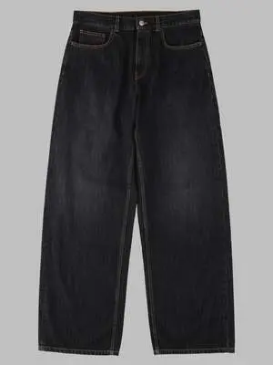 Palm Angels Loose-fit Curved Logo 5-pocket Mini-style Trousers