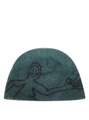 HIKING PATROL Mohair Blend Beanie - Verde