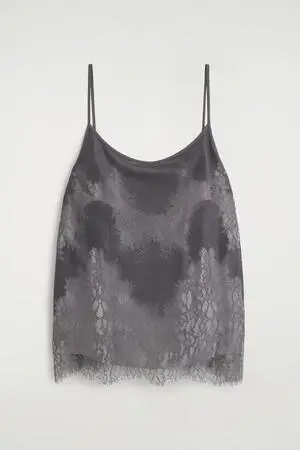 Cos Lace-overlay Cami Top