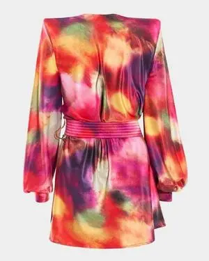 ZHIVAGO Cala Conta Tie-dye Mini Dress - Multi