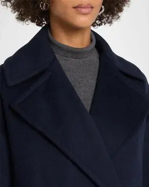 Max Mara Alpe Double-sided Wool Peacoat
