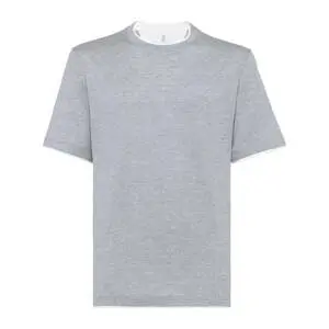 Brunello Cucinelli Grey T-shirts & Vests T-shirts - Gray