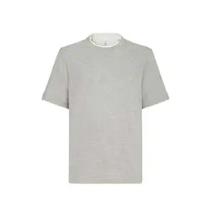 Brunello Cucinelli Grey T-shirts & Vests T-shirts - Gray