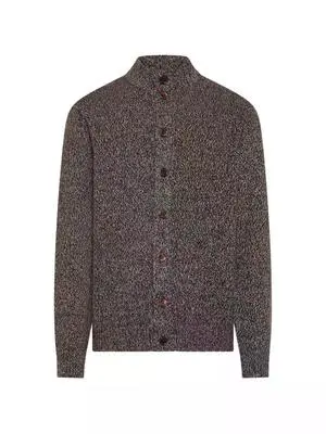 Seventy Marl-knit Button-up Cardigan